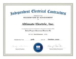 Safety - Altimate Electric Inc.